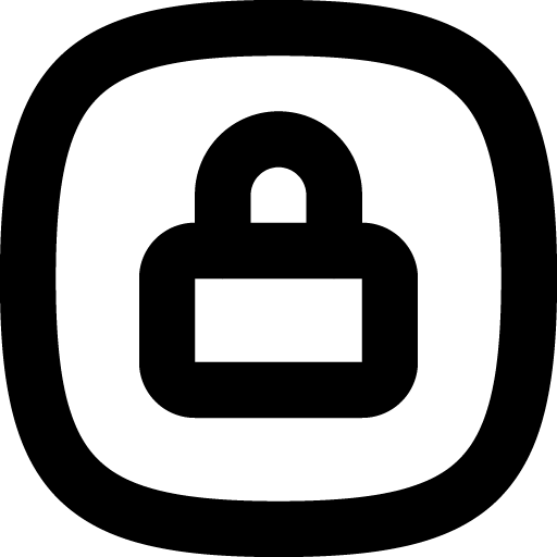 Lock square rounded icon svg png free download