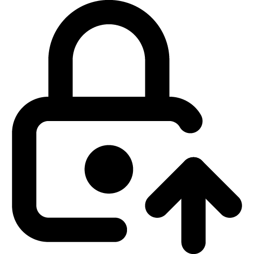 Lock up icon svg png free download