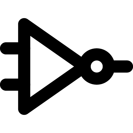 Logic not icon svg png free download