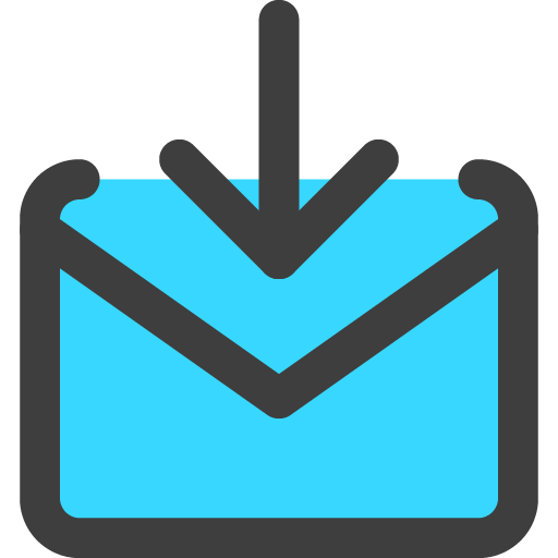 Mail incoming icon svg png free download