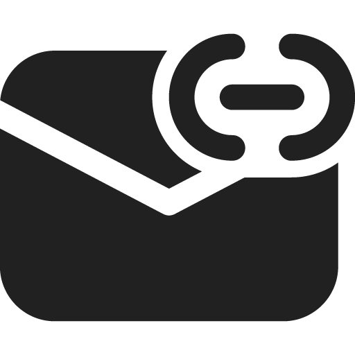 Mail link icon svg png free download