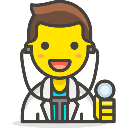 Man health worker icon svg png free download