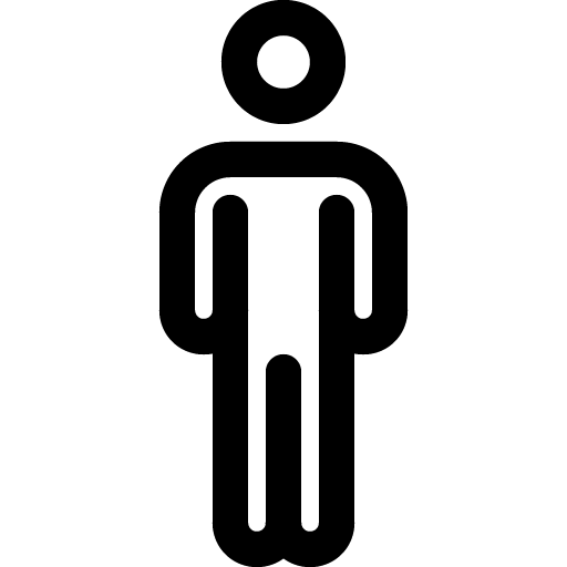 Man outline icon svg png free download