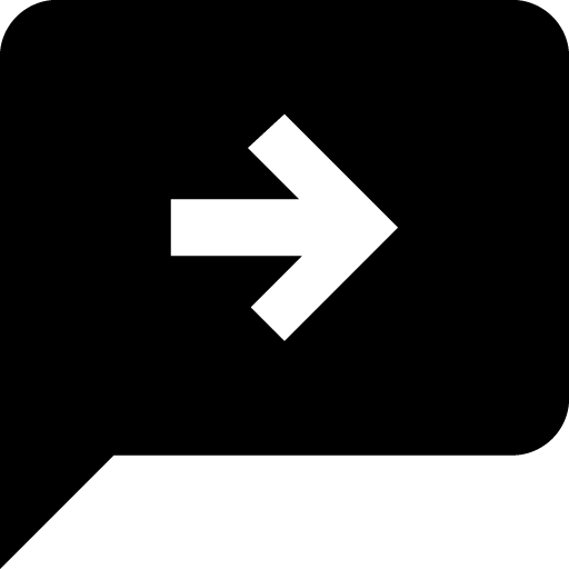 Message arrow right icon svg png free download