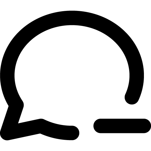 Message circle minus icon svg png free download