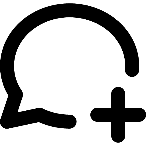 Message circle plus icon svg png free download
