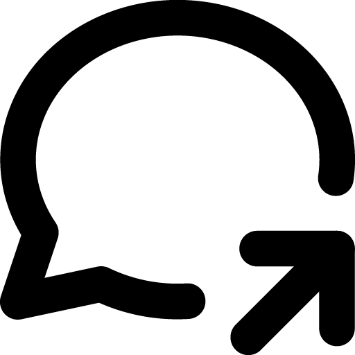 Message circle share icon svg png free download