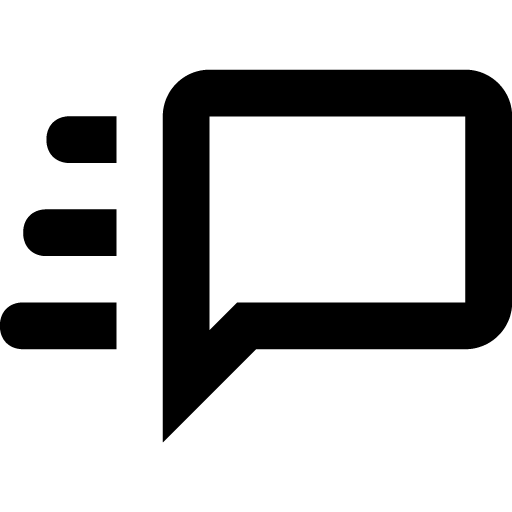 Message fast outline icon svg png free download