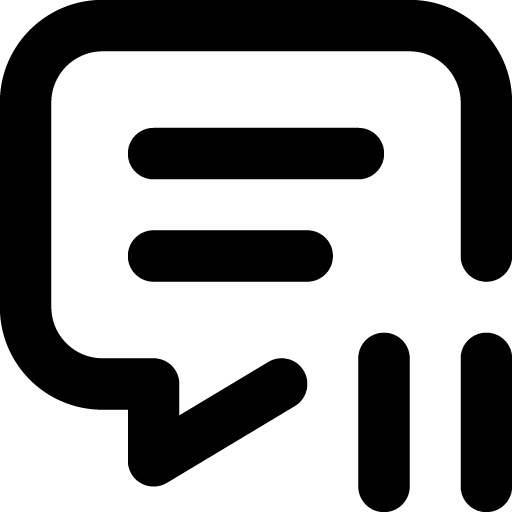 Message pause icon svg png free download