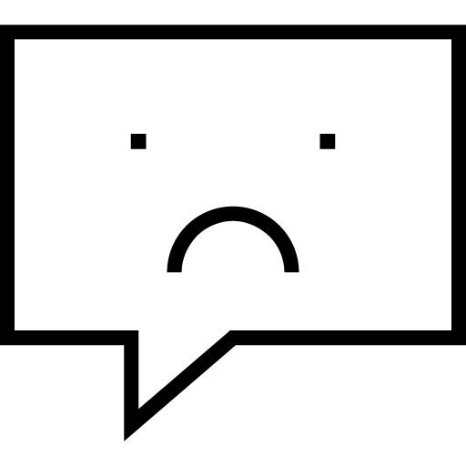 Message sad icon svg png free download