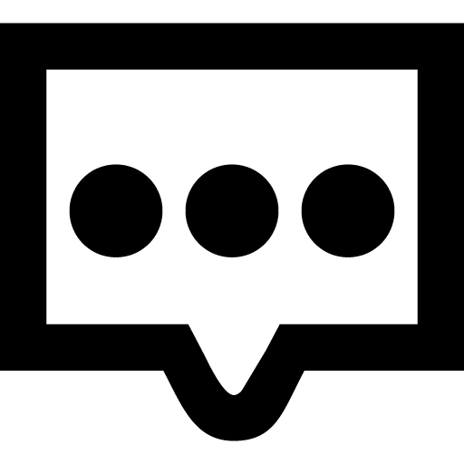 Message three points icon svg png free download