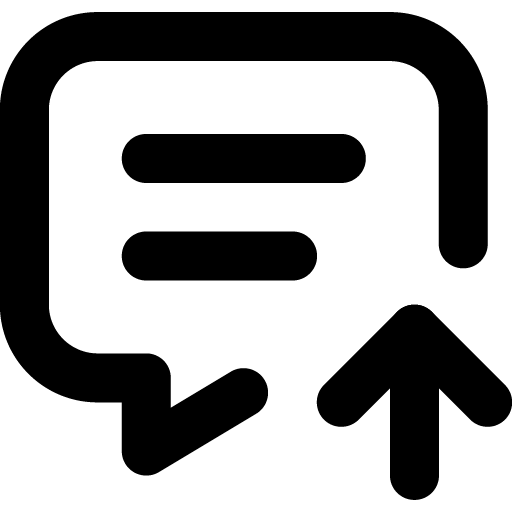 Message up icon svg png free download