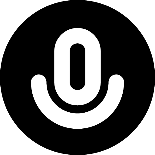 Mic circle icon svg png free download - 2