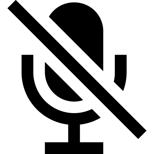 Mic off sharp icon svg png free download