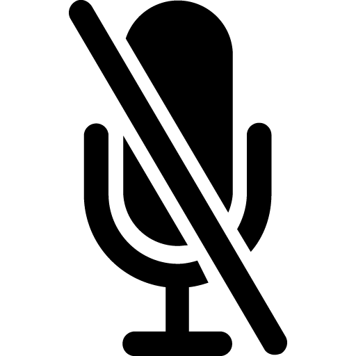 Mic off icon svg png free download - 2