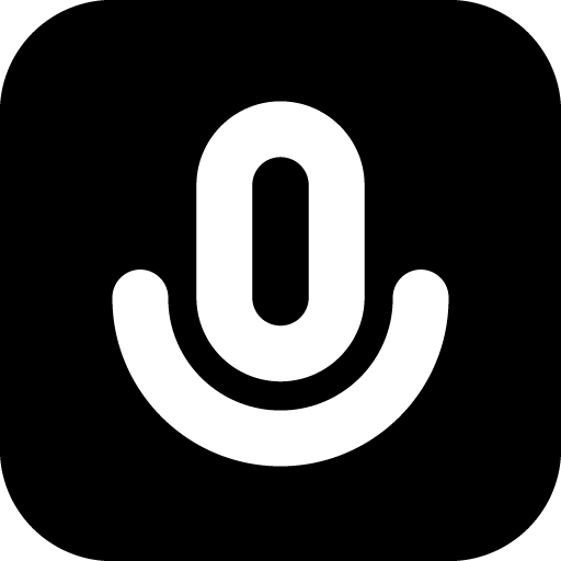 Mic square icon svg png free download - 2