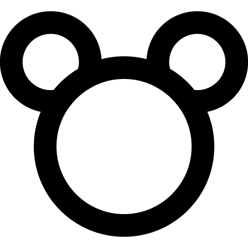 Mickey icon svg png free download