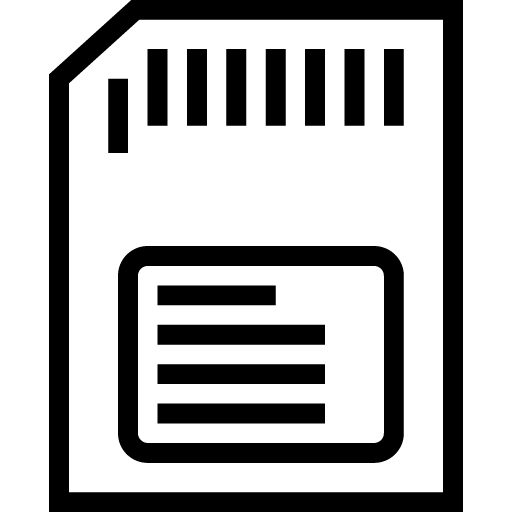 Micro sd card icon svg png free download