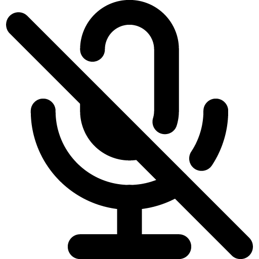 Microphone off icon svg png free download - 3