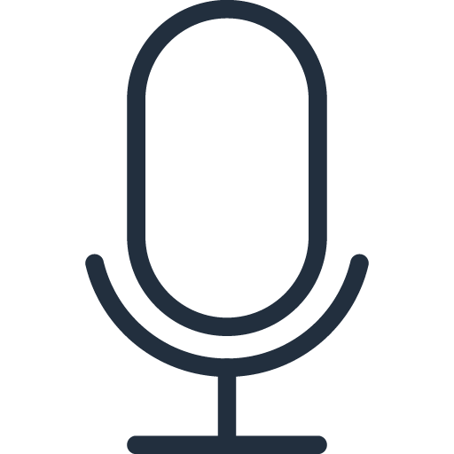 Microphone outline icon svg png free download - 8