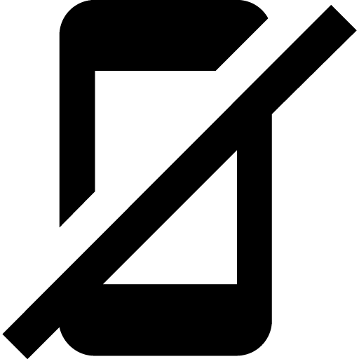Mobile phone off icon svg png free download