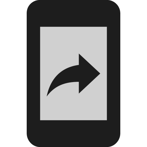 Mobile screen share icon svg png free download