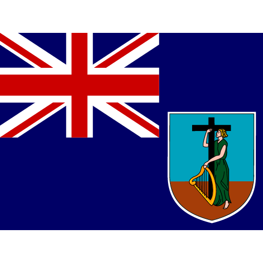 Montserrat flag icon svg png free download