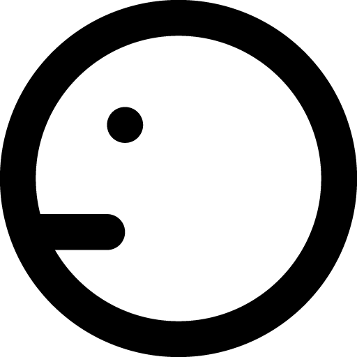 Mood look left icon svg png free download