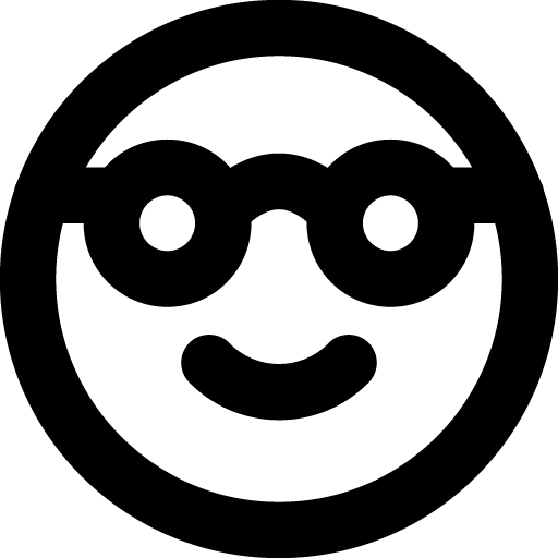 Mood nerd icon svg png free download