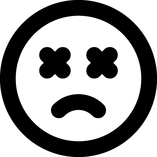 Mood sad dizzy icon svg png free download