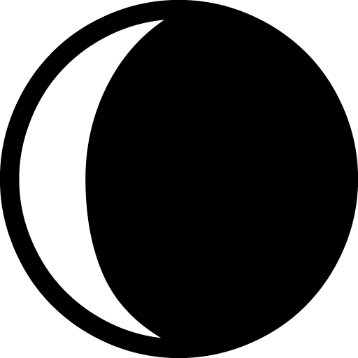 Moon alt waning crescent 5 icon svg png free download