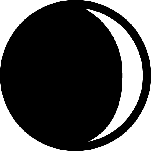 Moon alt waxing crescent 1 icon svg png free download