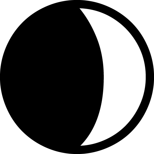 Moon alt waxing crescent 4 icon svg png free download