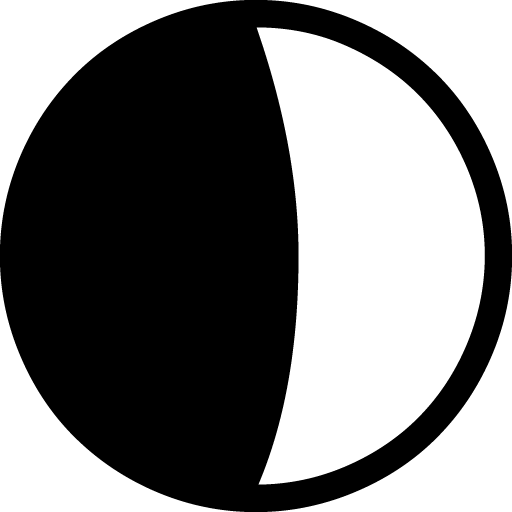 Moon alt waxing crescent 6 icon svg png free download