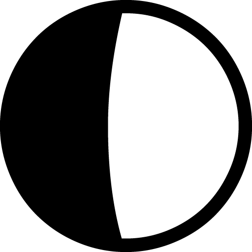 Moon alt waxing gibbous 1 icon svg png free download