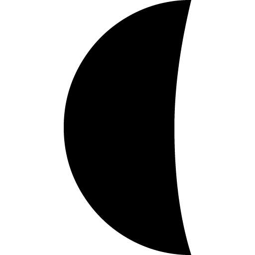 Moon waning crescent 1 icon svg png free download