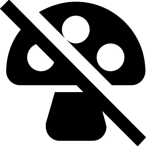 Mushroom off icon svg png free download - 2