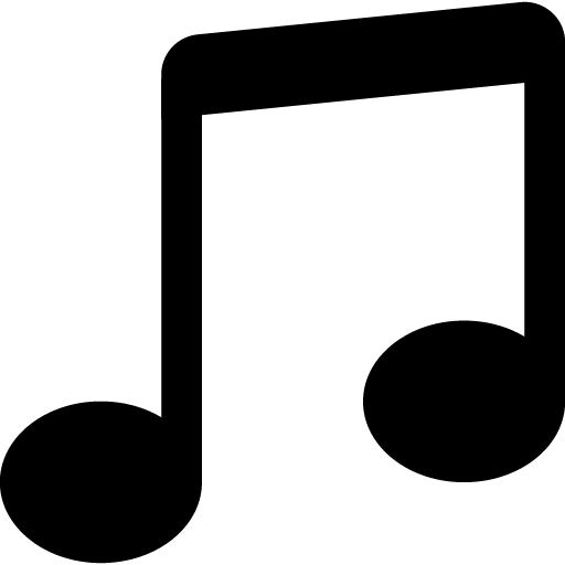 Music note beamed icon svg png free download