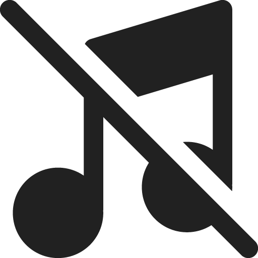 Music note off 2 icon svg png free download