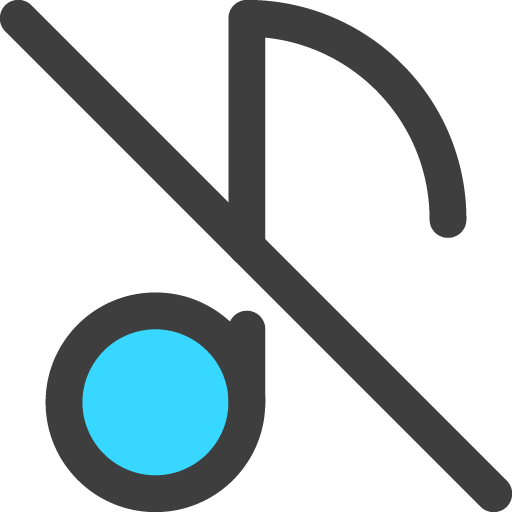 Music note off icon svg png free download - 2