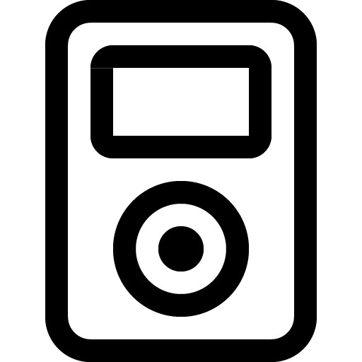 Music player icon svg png free download