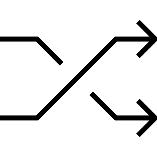 Music shuffle button icon svg png free download