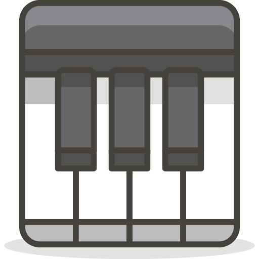 Musical keyboard icon svg png free download