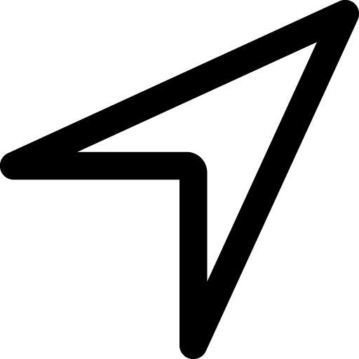 Navigate outline icon svg png free download