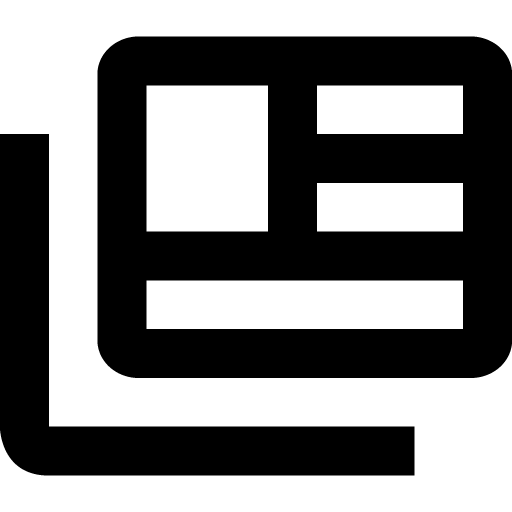 Newspaper variant multiple icon svg png free download