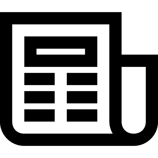 Newspaper icon svg png free download - 2