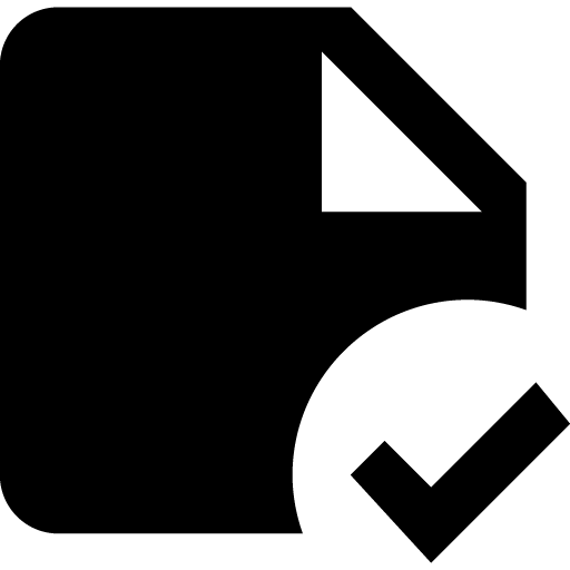 Note check icon svg png free download