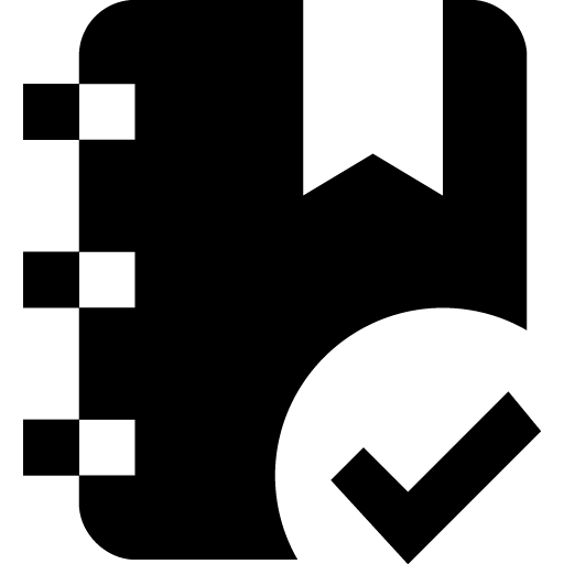 Notebook check icon svg png free download