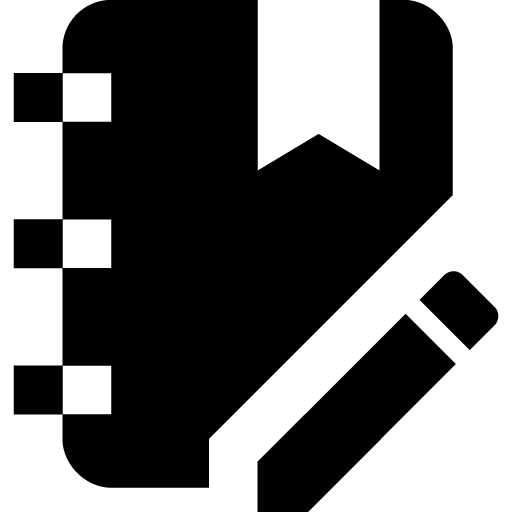 Notebook edit icon svg png free download