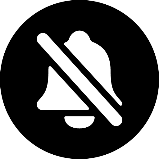 Notifications off circle icon svg png free download